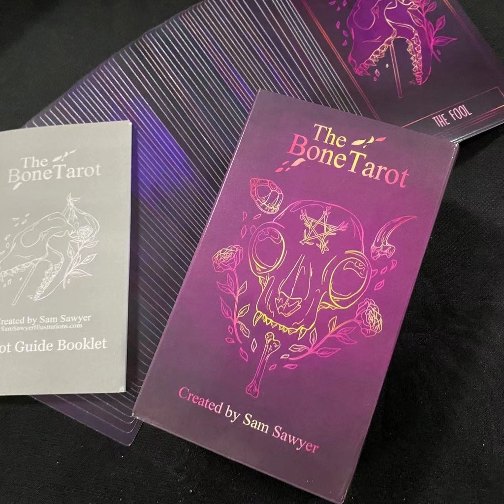 The Bone Tarot Deck - 78 การ์ด Intuitive Divination Deck พร้อม Major และ Minor Arcana ขนาด ...