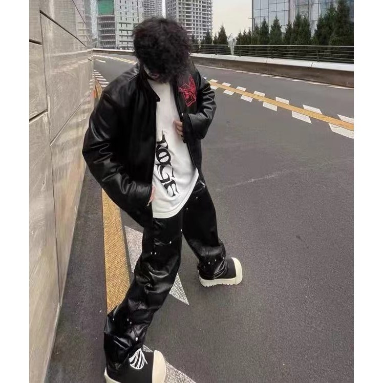 Esea Second Apostle Leather Jacket Mens Autumn American Fashion Brand ...