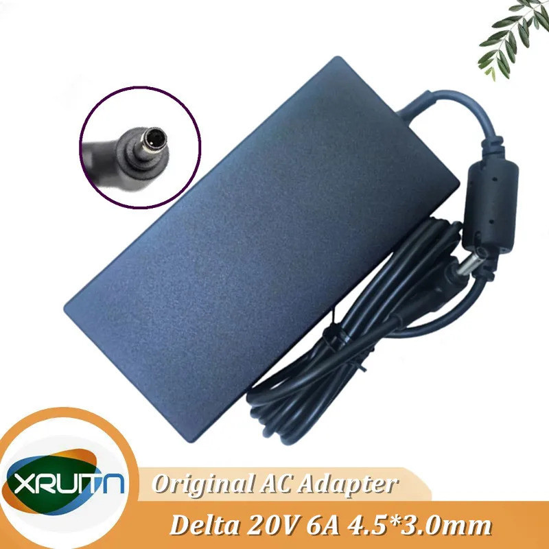 ของแท้ Delta 20V 6A 120W 4.5*3.0 มม.อะแดปเตอร์ AC สําหรับ MSI Cyborg 15 ...