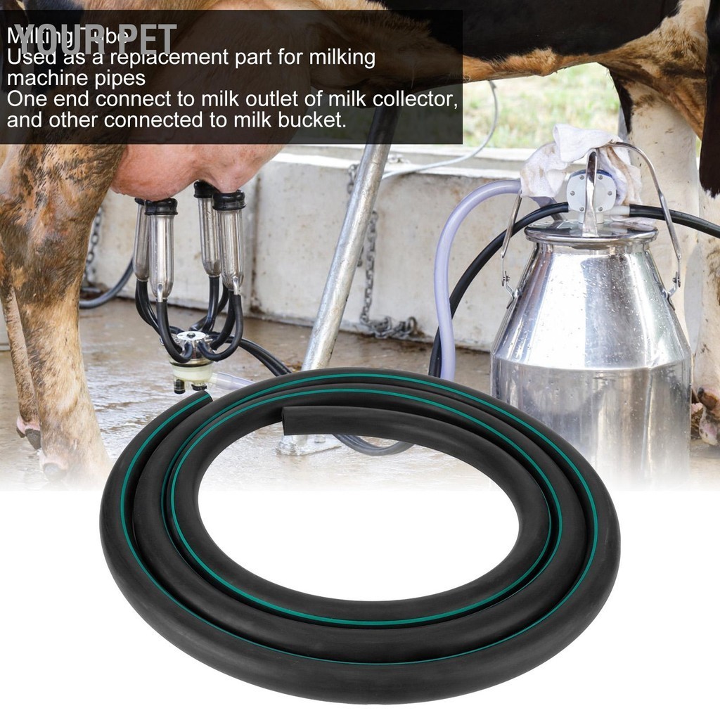 Your Pet G3/8 3 M Milk ท่อยางสีดำแบบยืดหยุ่นเครื่องรีดนมท่ออุปกรณ์เสริม ...