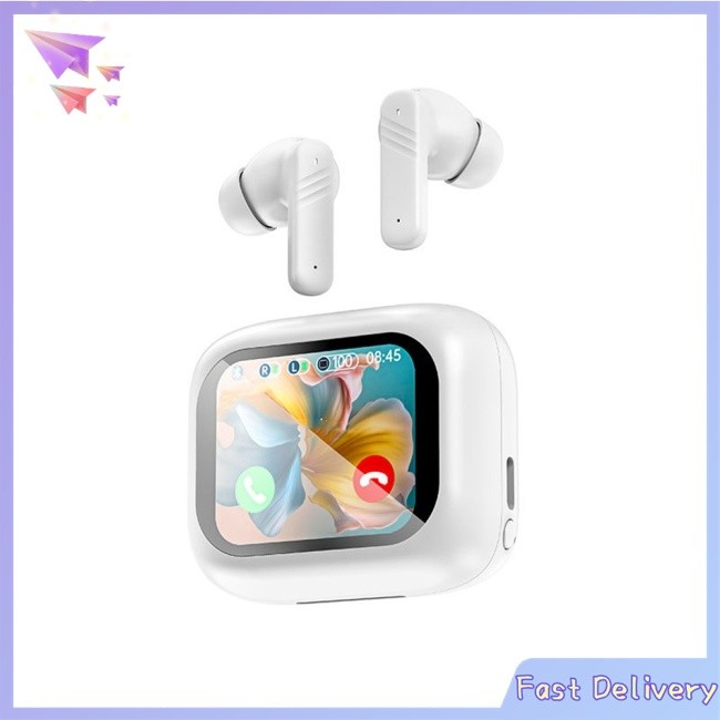 COD หูฟังไร้สาย พร้อมหน้าจอสัมผัสอัจฉริยะ, หูฟัง Cancelling Ear Buds ...