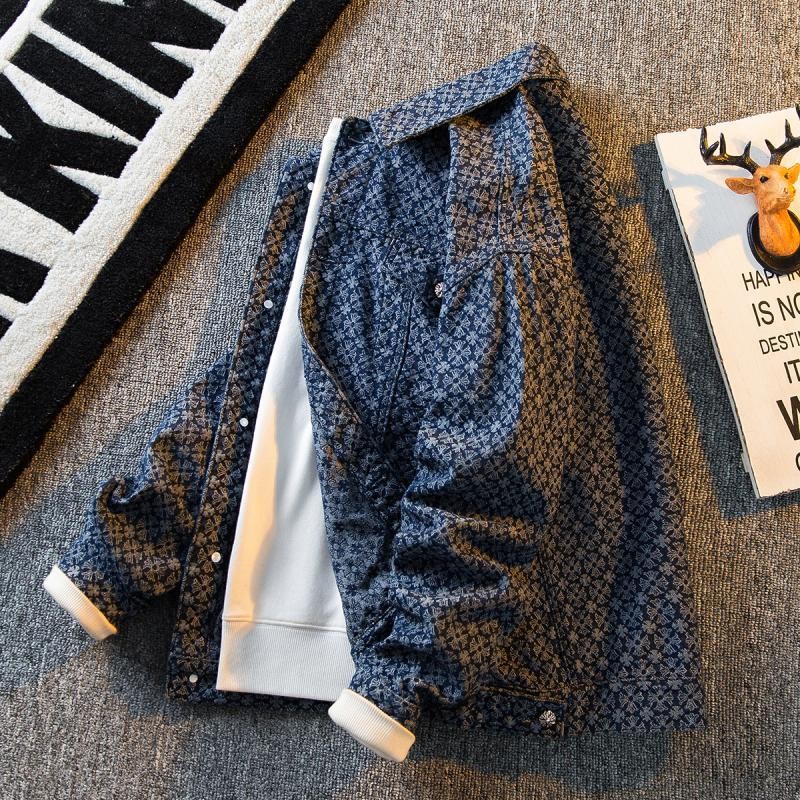 Begonia Boutique ผู้หญิงสวมใส่ Heavy High-End Denim Chanel แจ็คเก็ตฤดู ...