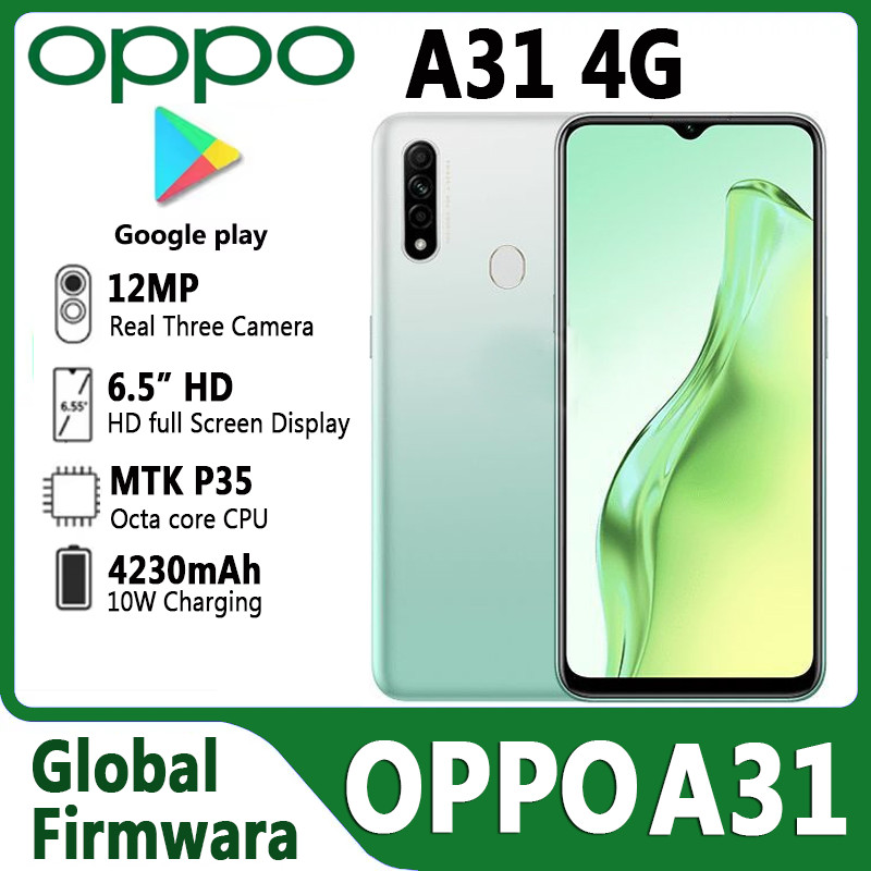 Oppo A31 4G SmartPhone Global firmware Android CPU MediaTek P35 ...