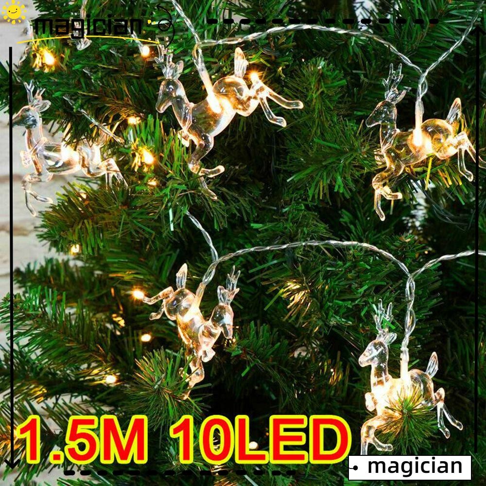 Mag 1.5m 10Led ไฟ LED String Bar ตกแต่งบ้านแบตเตอรี่ขับเคลื่อนหลากหลายรูปแบบสไตล์ Elk | Shopee ...