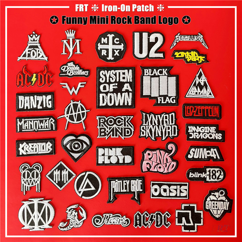 ☸ Mini Rock Band Logo Series 02 - แพทช์รีดโลโก้ตลก ☸ 1 ชิ้น DIY เย็บบน ...