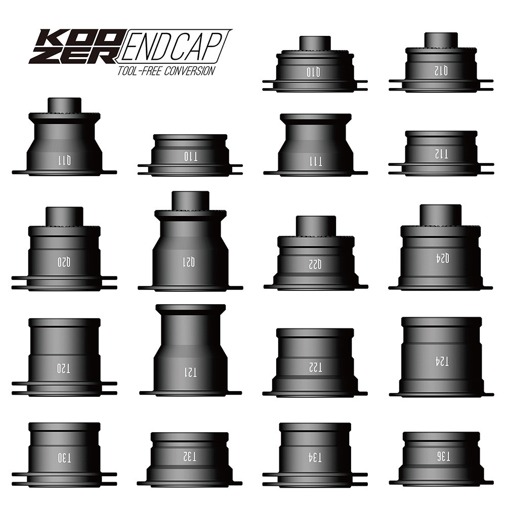 2023 KOOZER จักรยานเสือภูเขา Hub End Cap QR/TA 100 135 142 Hub Endcap ...