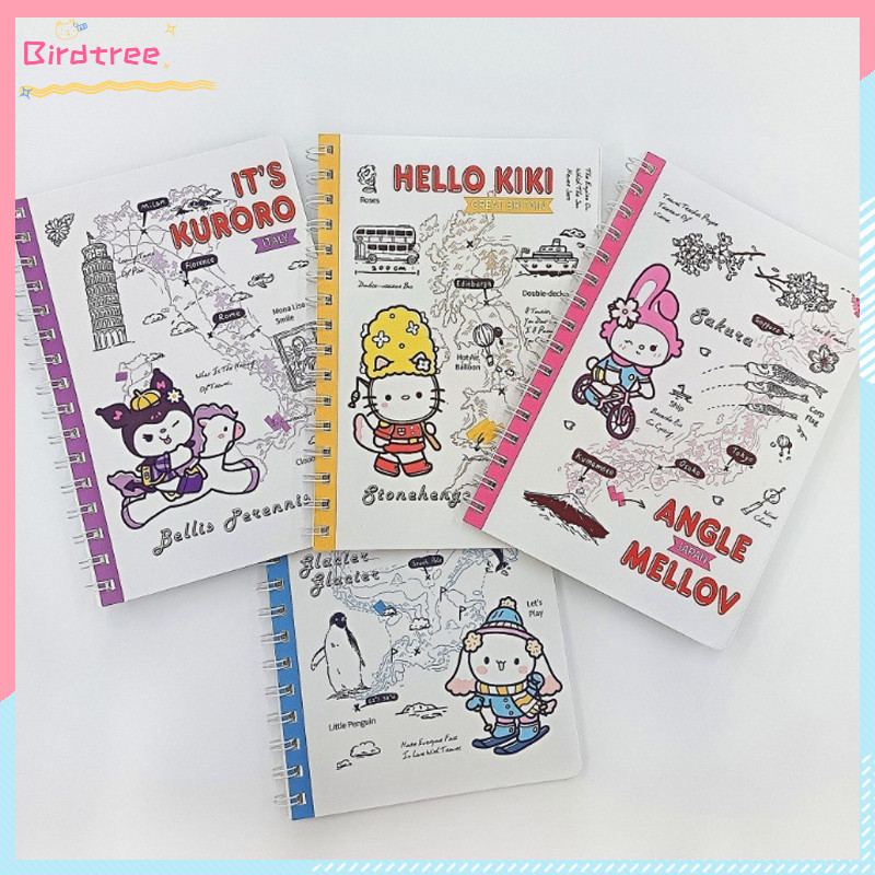A5 Sanrio Notebook Cartoon Coil Notebook Cute Girl Heart Loose Sheet ...