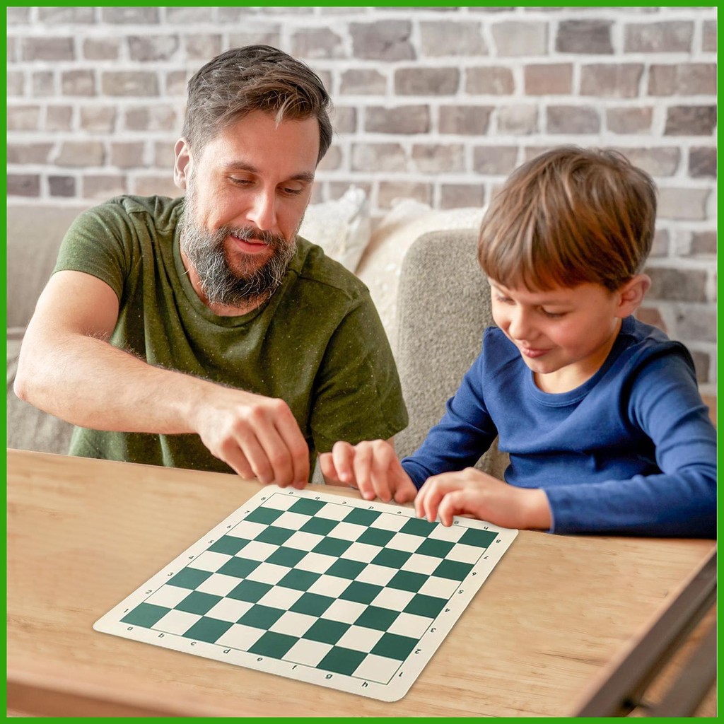 Travel Chess Board Soft Chess Game Board Tournament Chess Mat Wear ...