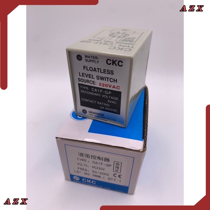 CKC แท้ C61F-GP Level Switch AC220V รีเลย์ ระดับสวิตช์ระดับ สวิตช์ ...
