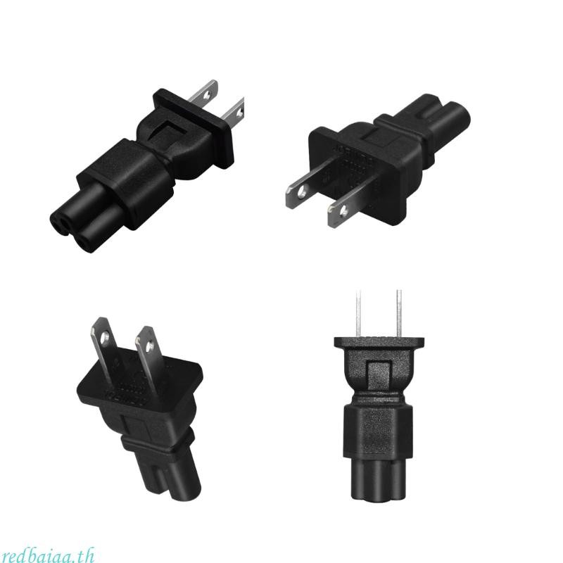 Redbaiaa US 2 Pin 1-15P ถึง IEC C5 C7 Power Converter C5 ปลั๊กแปลงอะแดป ...