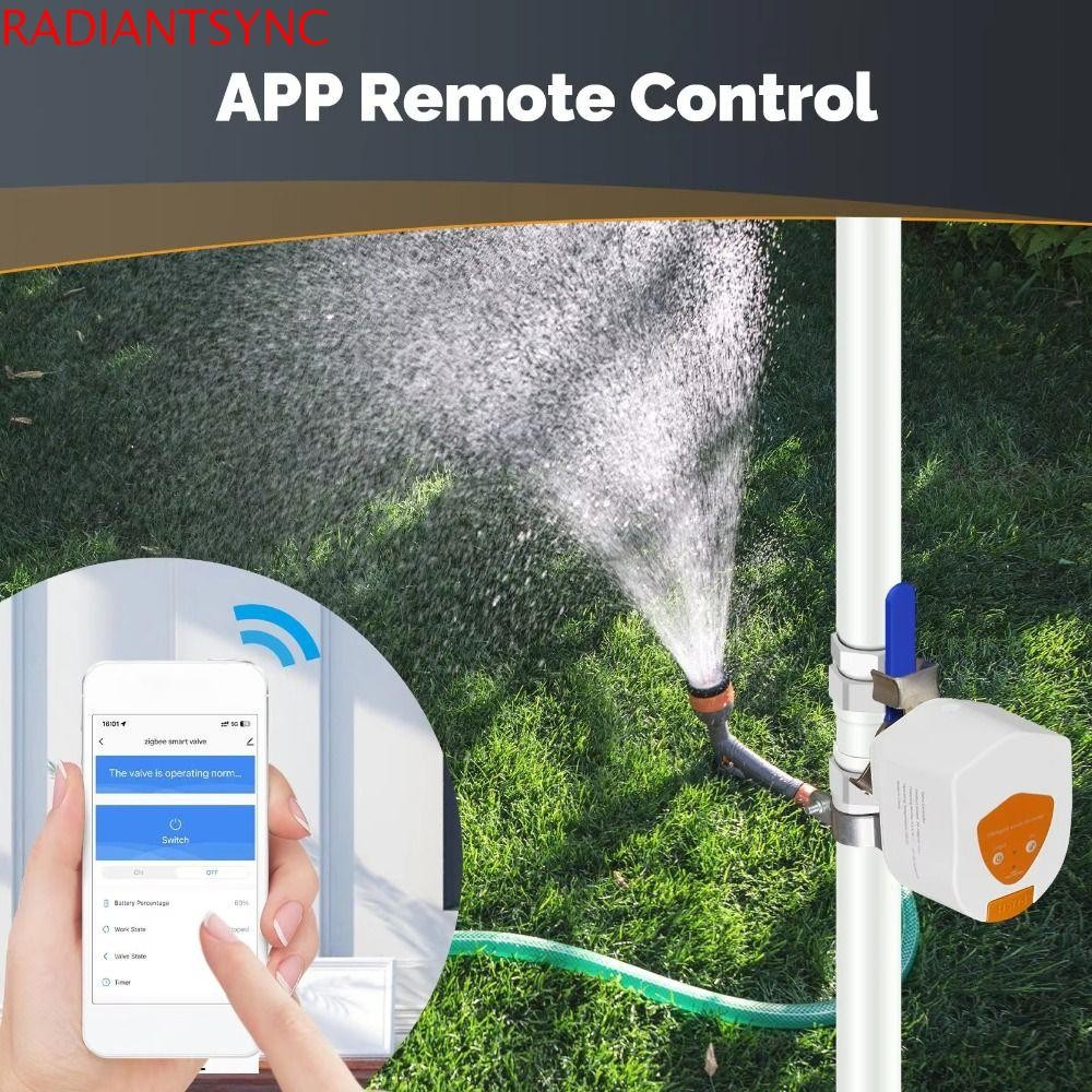 ตัวควบคุมวาล์วน้ําอัจฉริยะ RADIANTSYNC, ตัวควบคุมวาล์ว ZigBee ปิดอัตโนมัติ, ตัวควบคุมอัตโนมัติ ...