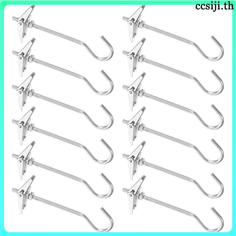 12 ชิ้น Hook Drop เพดาน Heavy Duty Plasterboard อุปกรณ์เสริม 9.00X3 ...