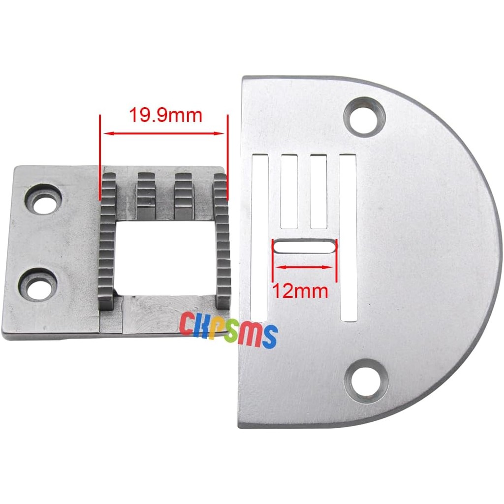 Ckpsms ยี่ห้อ-แผ่นเข็ม Zig ZAG 10MM & Feed Dog สําหรับ CONSEW 199RB ...