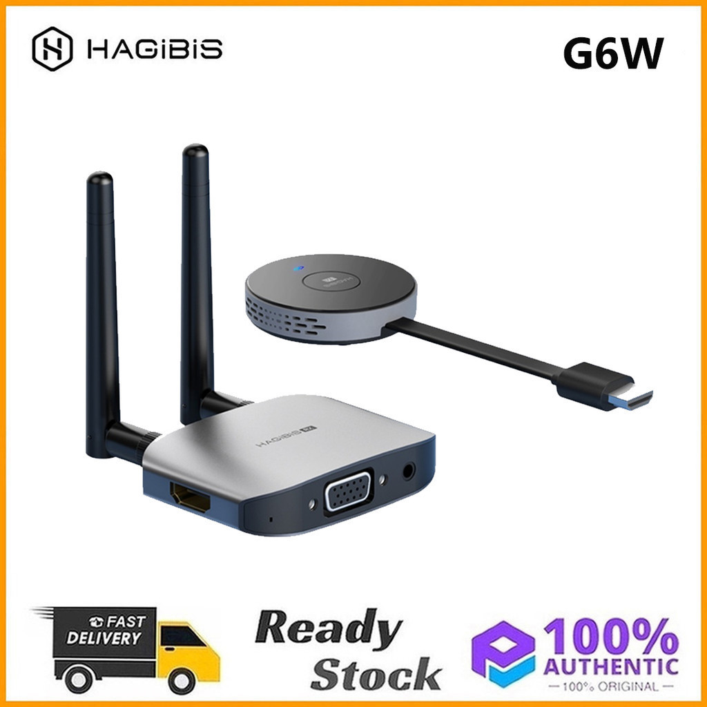 Original Hagibis Wireless HDMI Transmitter Receiver Extender ชุด Full ...