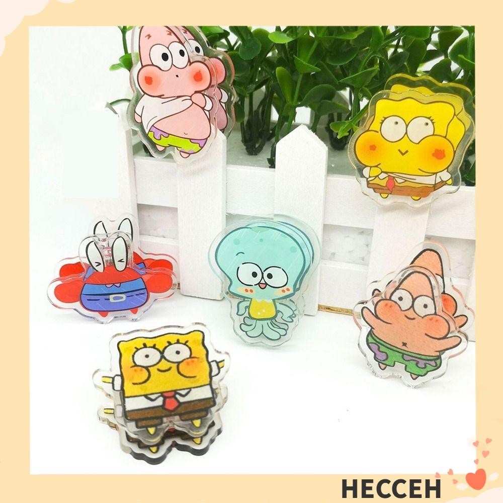 Hecceh SpongeBob คลิปอะคริลิค, อะคริลิค PP เครื่องเขียน Photo Binder ...