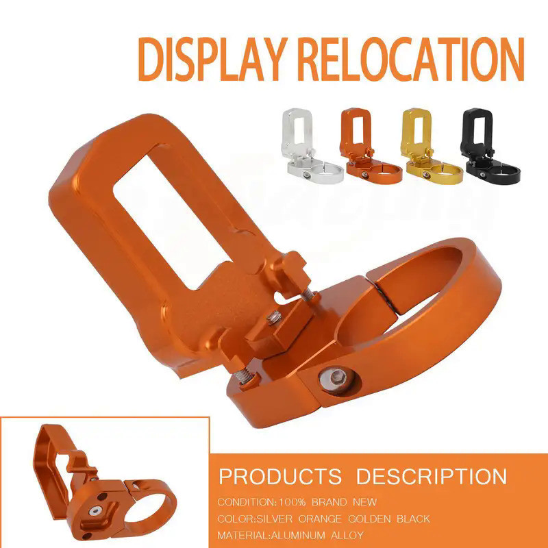 WT Motorcycle Aluminum Digital Display Relocation Bracket With ...
