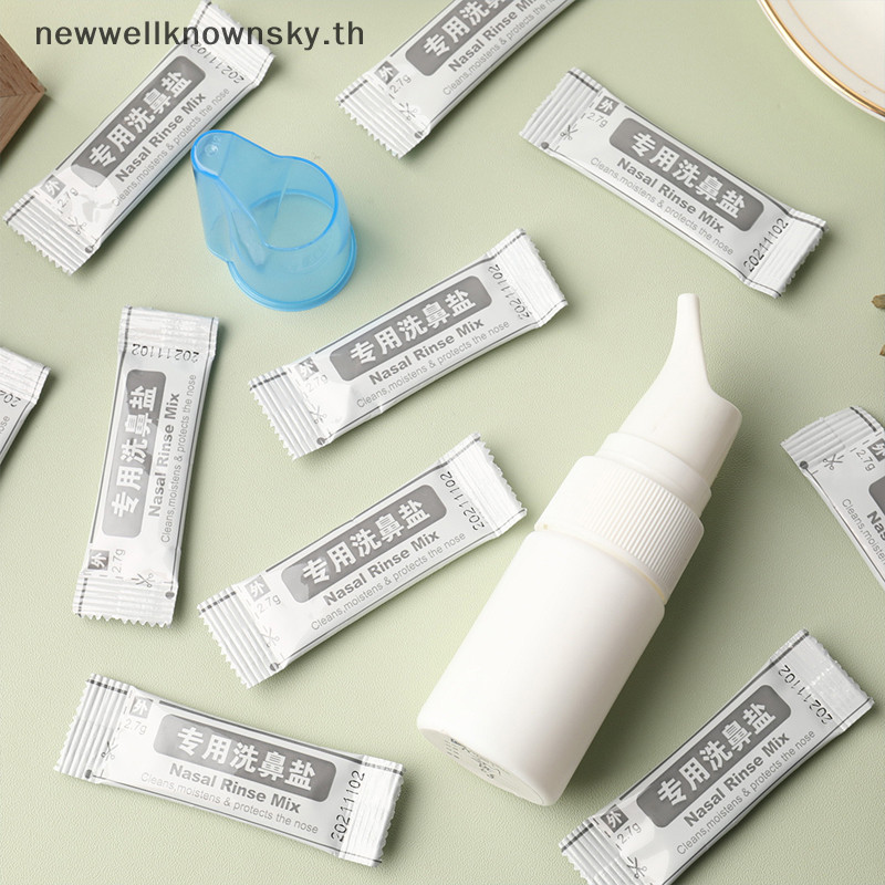 ใหม่ 30/50/100ml Mini Empty Neti Pot Bottles Hand Pump Nasal Bottle SKY ...