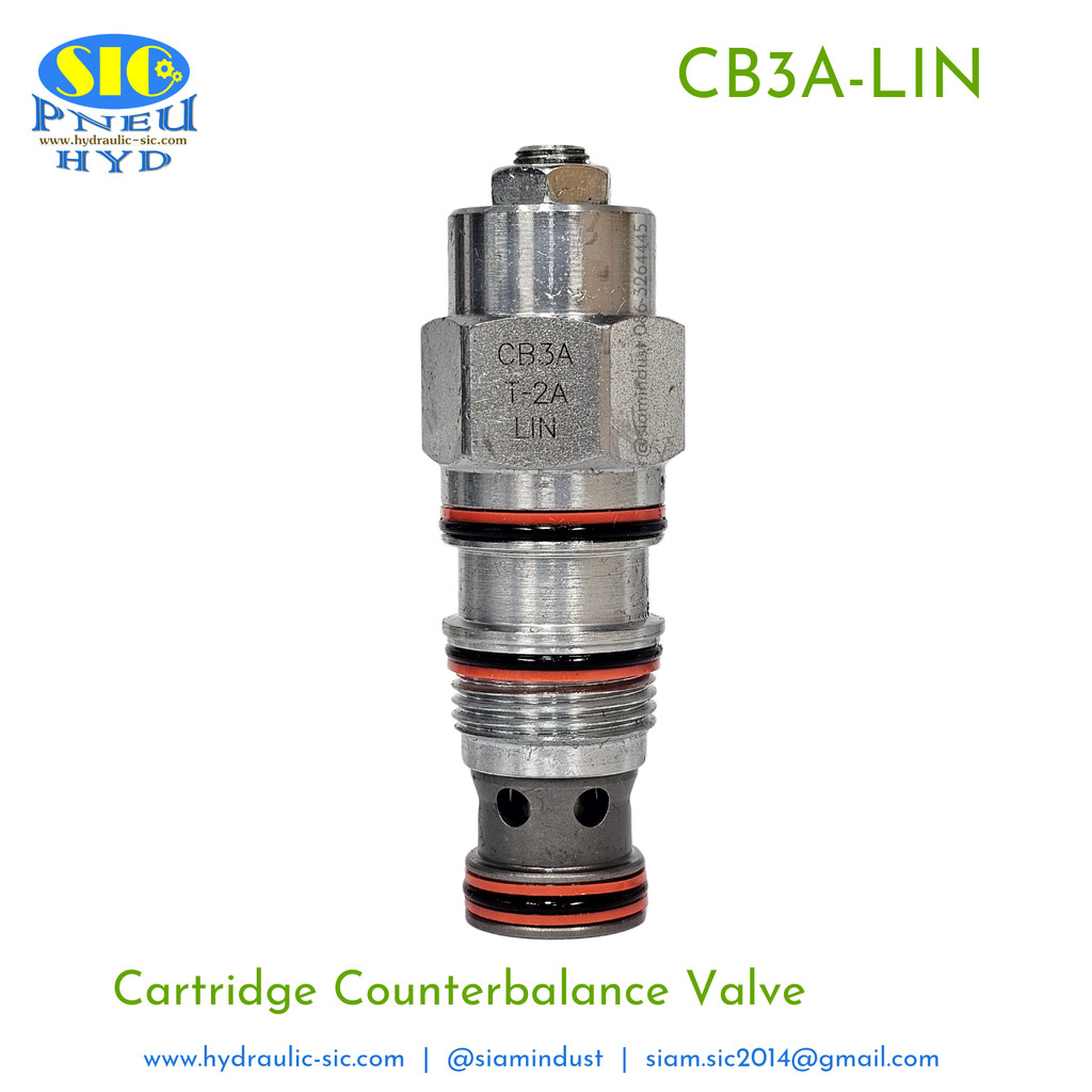 CB3A-T2A-LIN Cartridge Counterbalance Valve (สเปคเทียบ CBEA-LIN ของ SUN ...