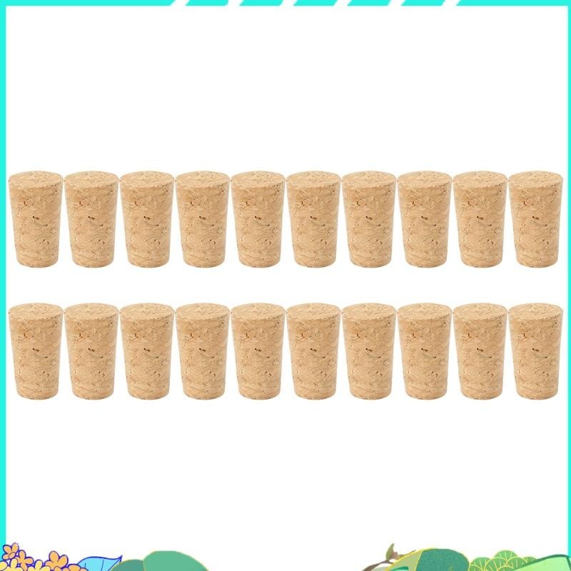 20 ชิ้น/ล็อตไม้ธรรมชาติ Corks ไวน์ Stopper ไม้ขวดกรวยประเภทขวดไวน์ ...