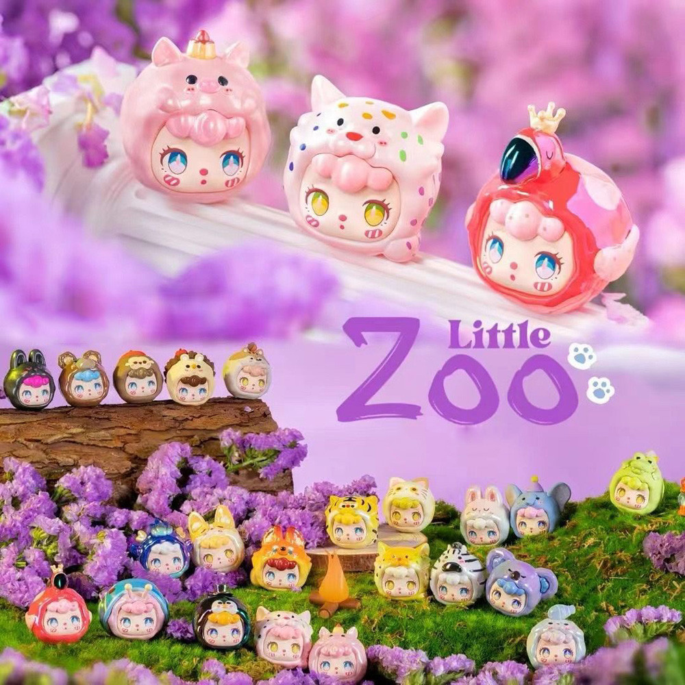 Lila Zoo Series กล่องตาบอดของเล่นอินเทรนด์การ์ตูนน่ารักตุ๊กตาสาว ...