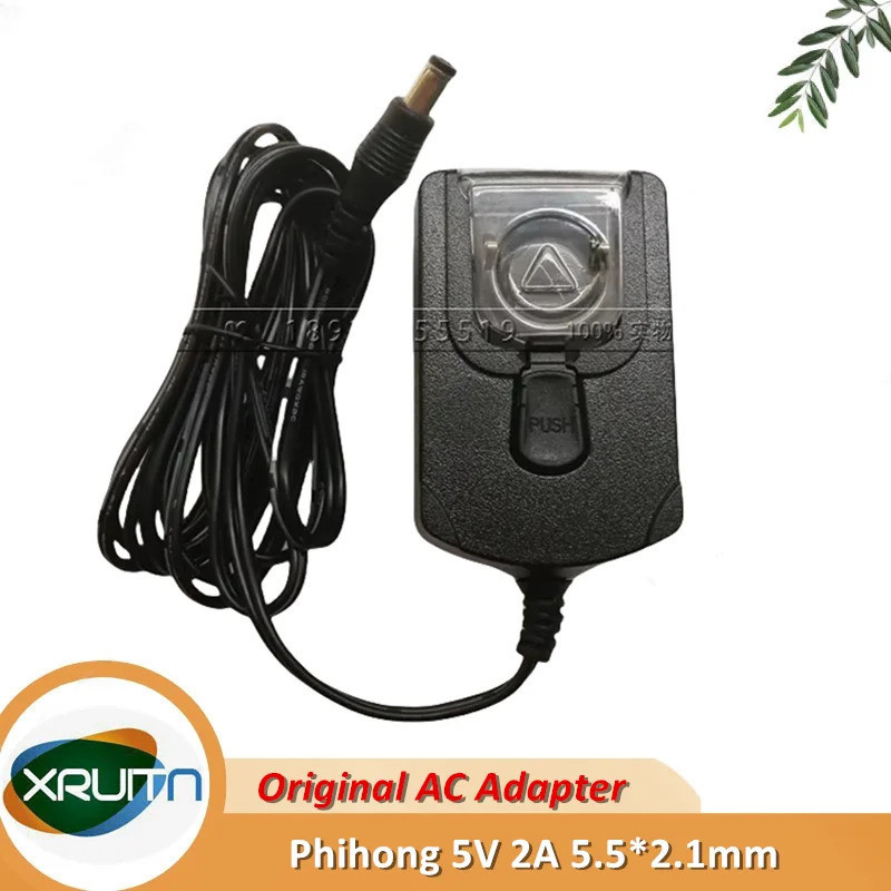 Original Phihong PSC12R-050 Power AC Adapter Charger 5V 2A แหล่งจ่ายไฟ 5.5*2.1 มม. | Shopee Thailand