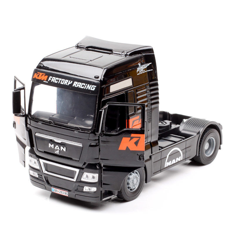 สินค้าพร้อม 1/32 Junji Mann TGX รถบรรทุกตู้คอนเทนเนอร์รถบรรทุก KTM รถ ...