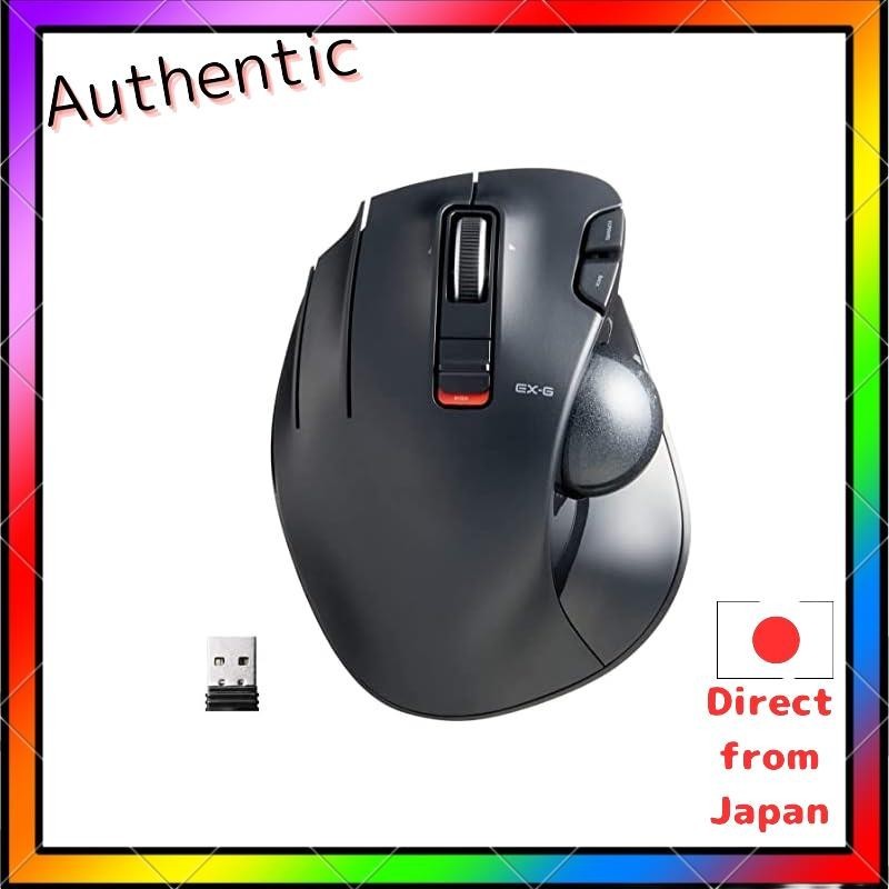 Wireless Trackball Mouse With 6 Buttons - Left Handed - Black M-Xt4Drbk ...
