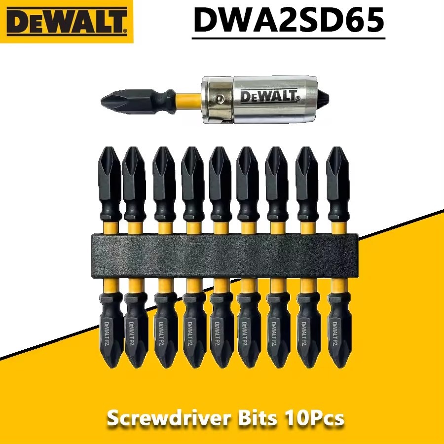 Dewalt DWA2SD65 65mmPH2 Professional Grade Dual Head ไขควง Bits (10 ...