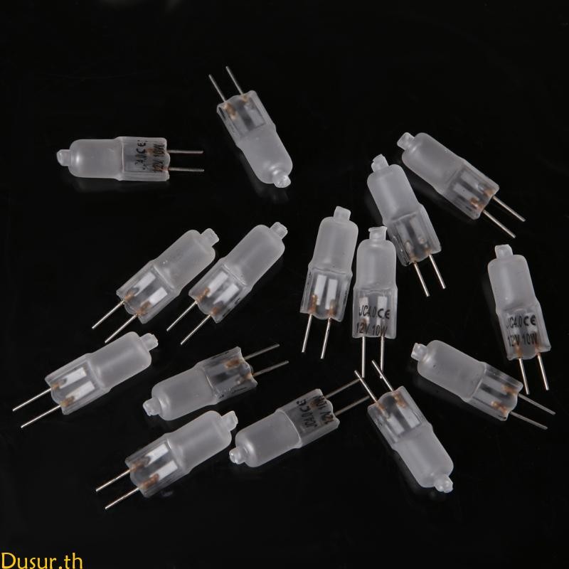 Dusur G4 สําหรับ JC ประเภทหลอดไฟฮาโลเจนหลอดไฟ Frosted 12V 10W Warm ...