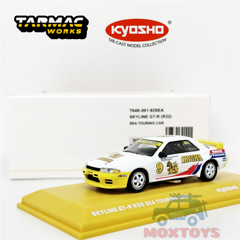 Tarmac works x Kyosho1:64 Skyline GTR R32 South East Asia #9 รถโมเดล ...