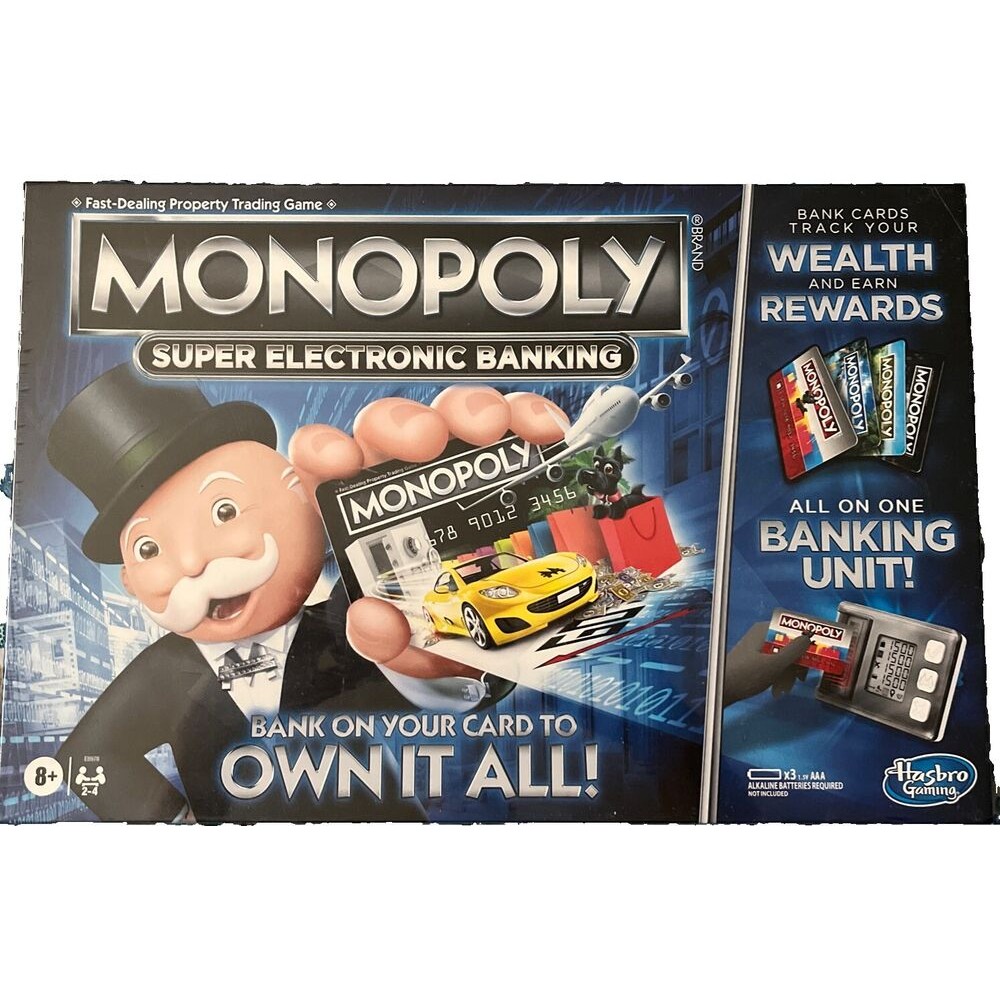 Hasbro Monopoly Super Electronic Banking Board Game - E8978. ใหม่ ใหม่ ...