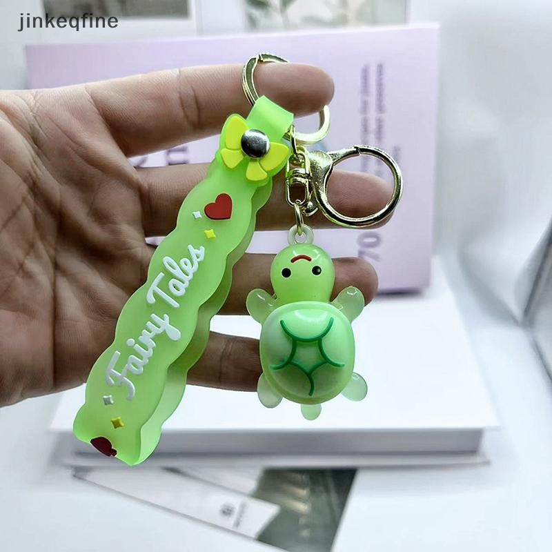 KTH การ์ตูนเรซิ่น Luminous เต่าเครื่องประดับพวงกุญแจ Glow-in-the-dark ...