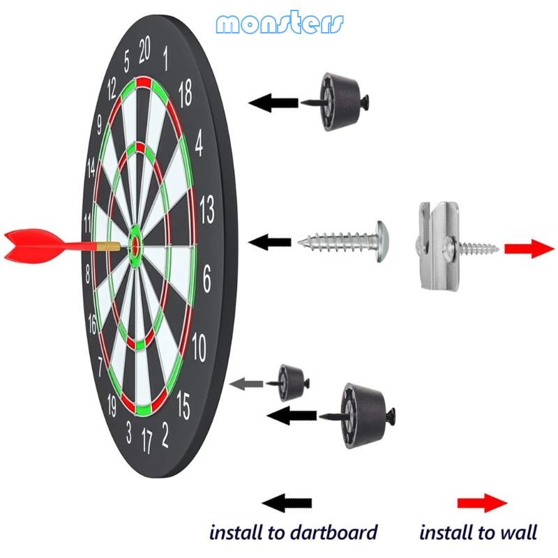 Mon Dart Board Hanging Kit Dartboard Bracket Dartboard Fixing Kit Darts ...