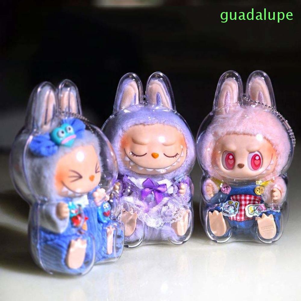 Guadalupe นั่งลง Labubu กระเป๋าเก็บ, Anti-lost Peadant Labubu เกราะ ...