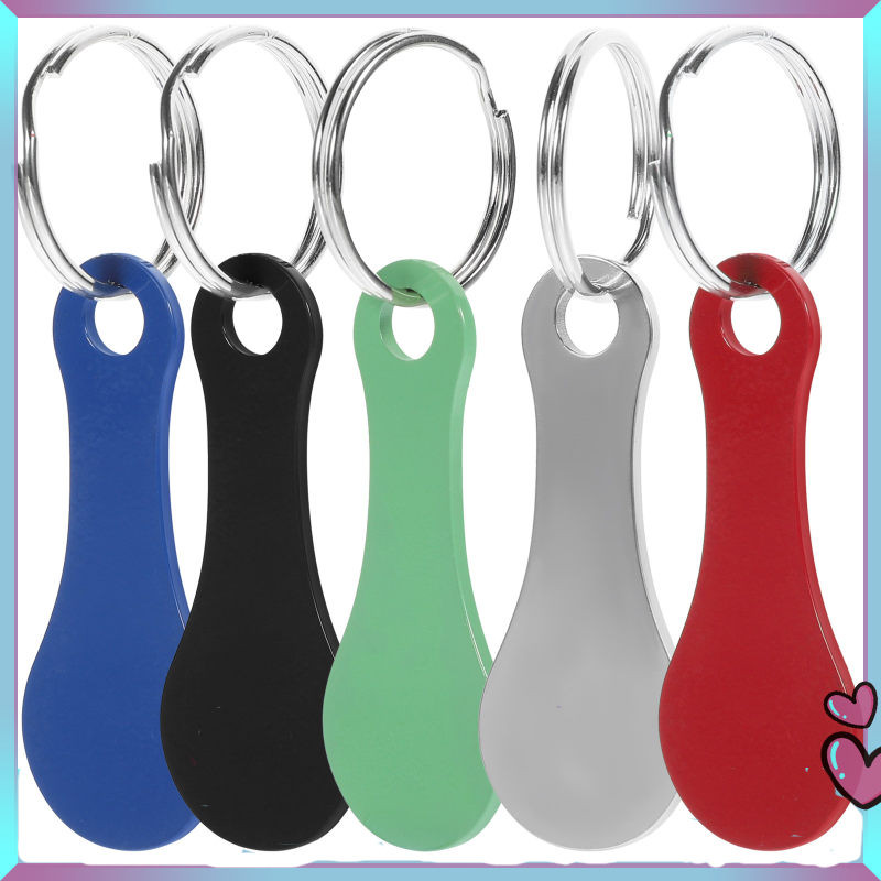 รถเข็นช้อปปิ้ง Tokens Key Chain Go Cart Metal Portable Decorative 5 ...