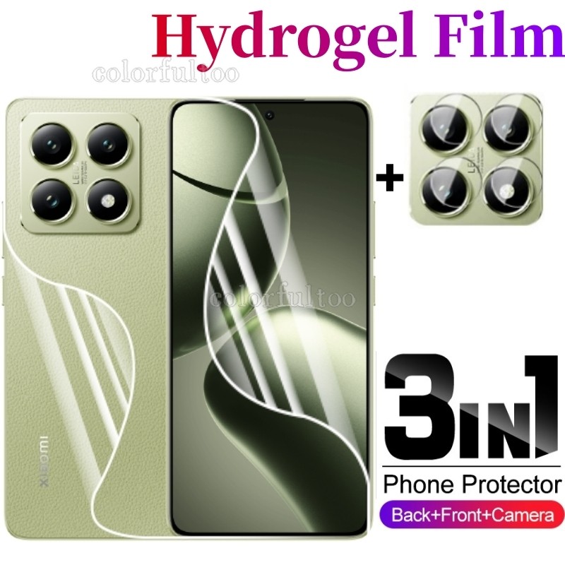 Xiaomi 14T 5G 3in1 ด้านหน้าด้านหลัง TPU คลุมทั้งหมดป้องกันฟิล์มHydrogel ...
