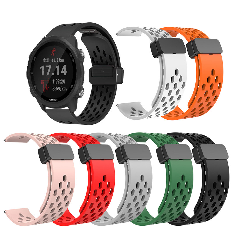 เหมาะสำหรับ GARMIN Forerunner 158/165/245/645/255/265 สายนาฬิกาแม่เหล็ก ...