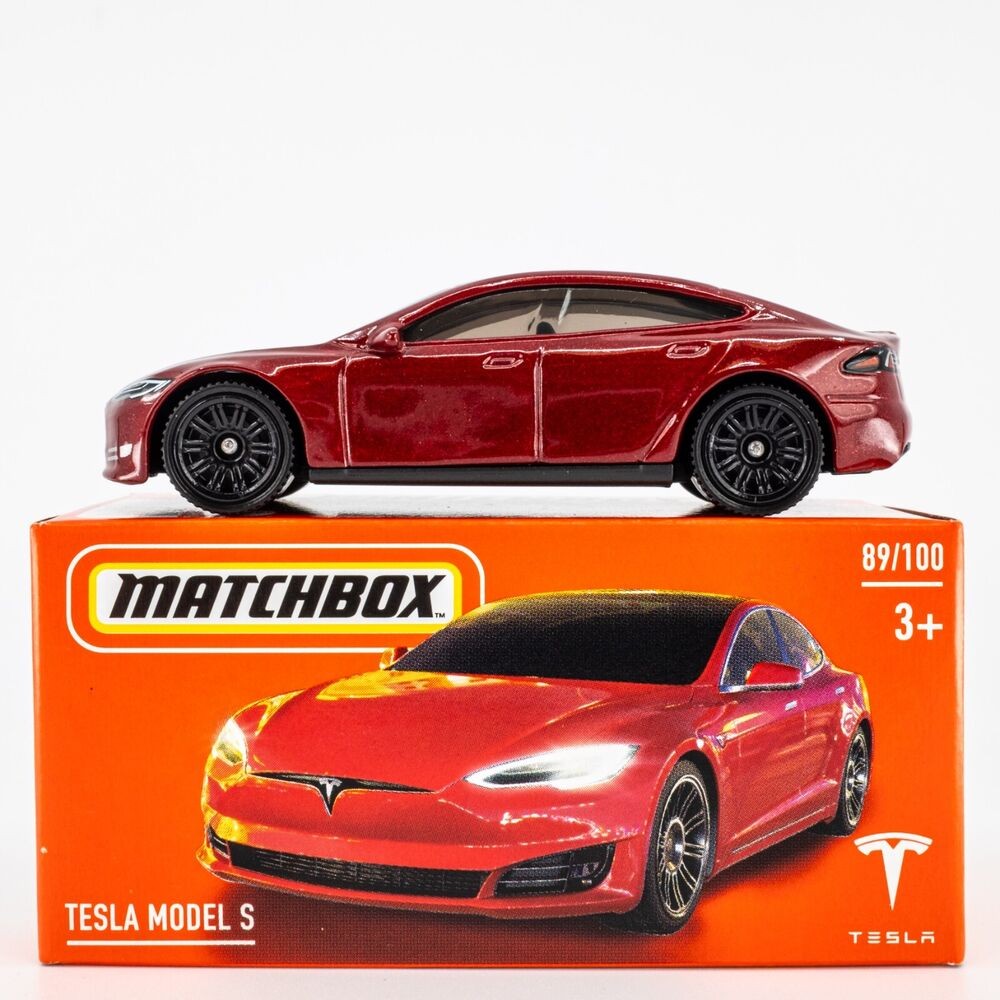2024 Matchbox Power Grabs #89 Tesla Model S SIGNATURE RED | เอฟเอสบี ...