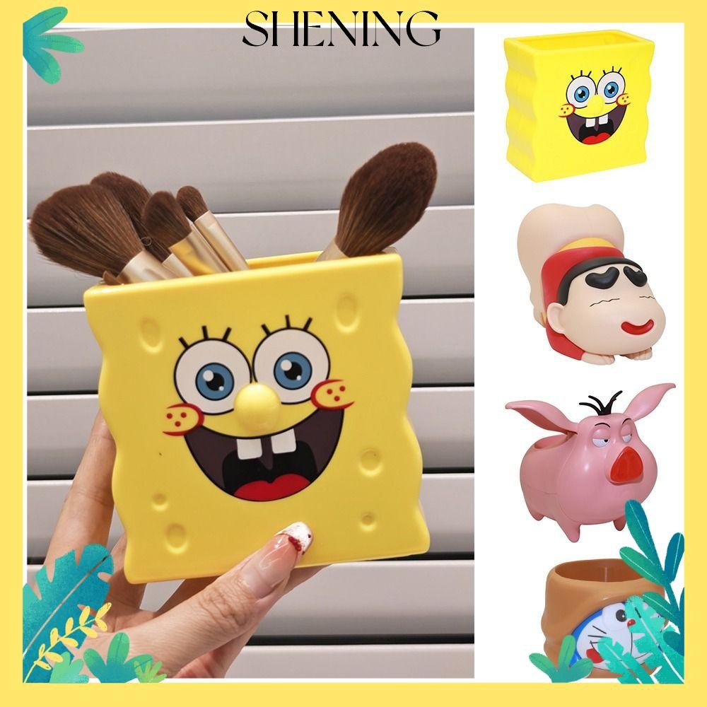 ที่ใส่ปากกา SHENING, ภาชนะปากกา Crayon Shin Chan SpongeBob, กล่องเก็บ ...