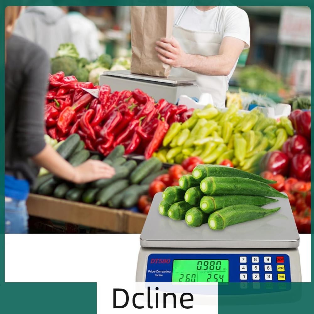 จอแสดงผล LCD ขนาดอาหารเชิงพาณิชย์ขนาด 30 กก./1 กรัมพร้อมฟังก์ชั่น Tare ...