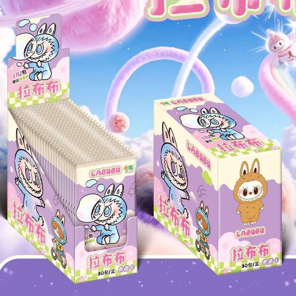 [ยกกล่อง 30 แพ็ค] LABUBU Card Anime Merchandise Collection Card ...