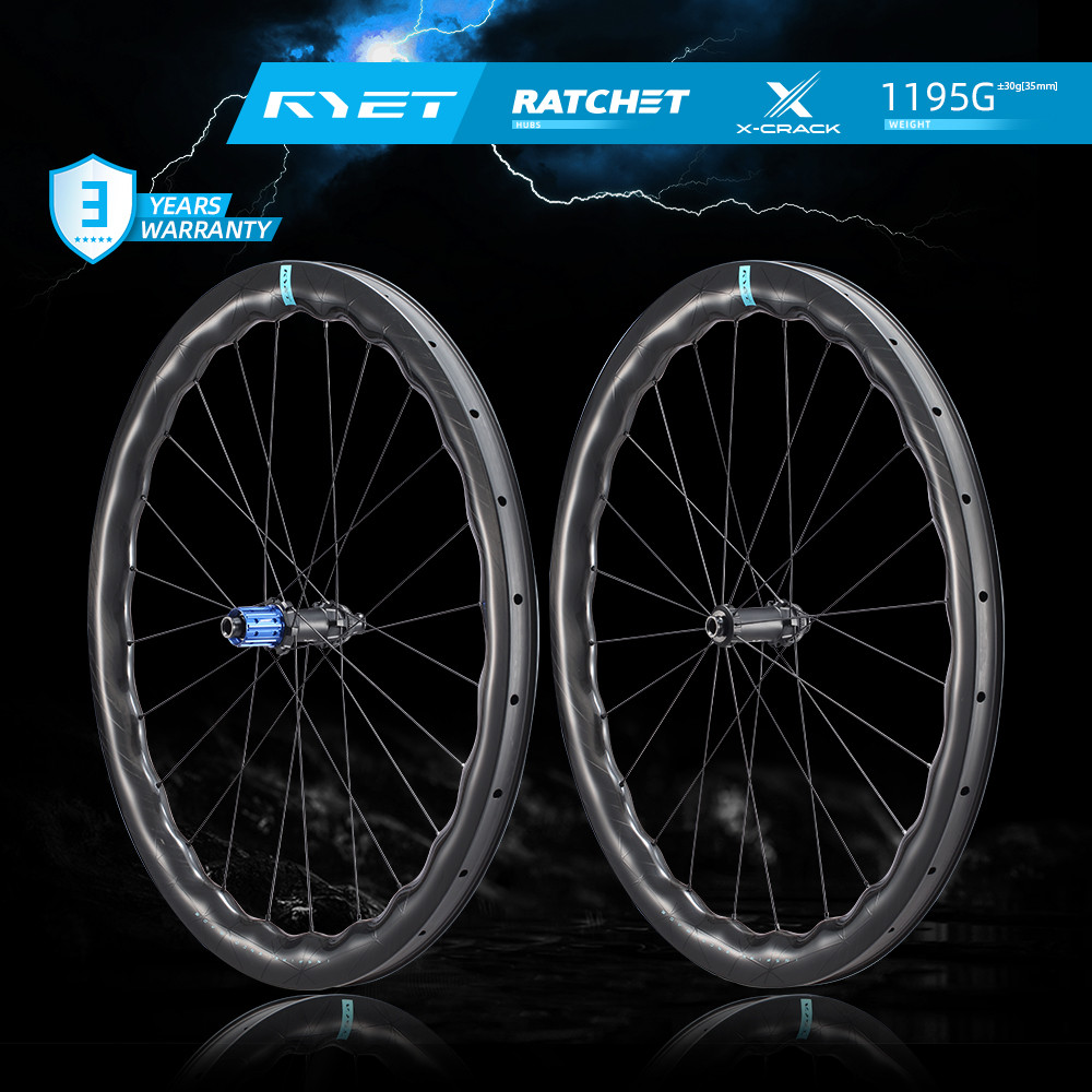 RYET Gravel-X Carbon Wheelset 1195 กรัม สว่างเบา ล้อขนาด 31 มิล พร้อม ...