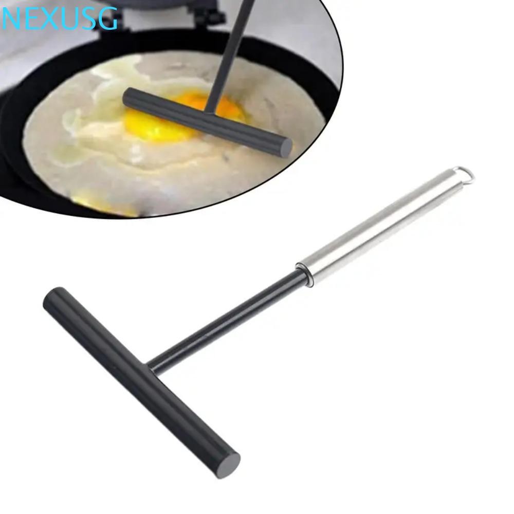 NEXUSG French Crepe Spreader, Hangable Stainless Steel Pancake Batter ...