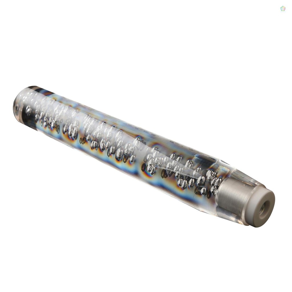 ไฟ LED RGB SHIFT KNOB Stick คริสตัลโปร่งใส Bubble Gear Shifter 30 ซม. ...