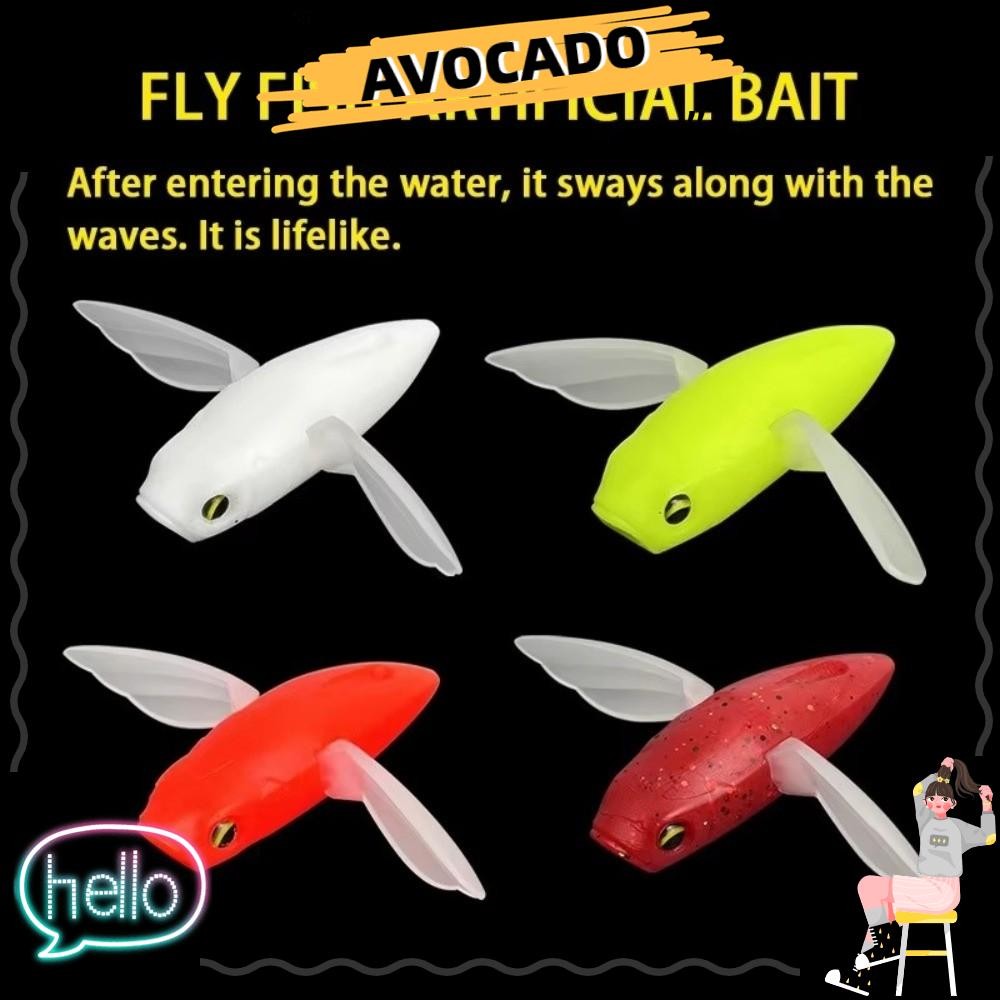 Fly Fishing Soft Lure ขนาด 55 มม., น้ำหนักราว 6.5 กรัม, เหยื่อลอยแบบท็ ...