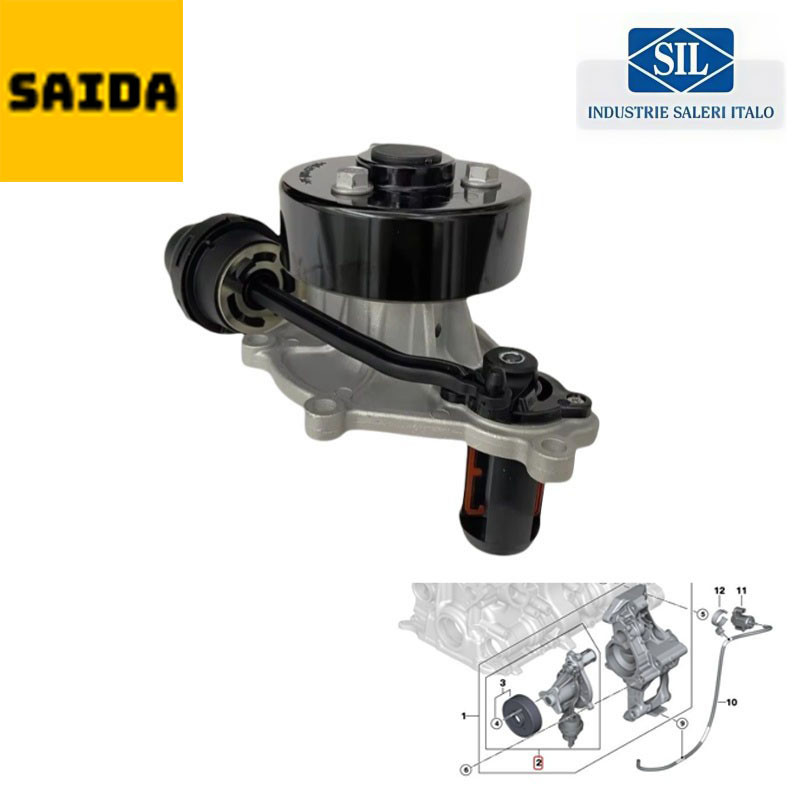 -ปั๊มน้ํา BMW F30 G11 G12 G30 330e 530e 740e 740Le B48X 11518638494 ...