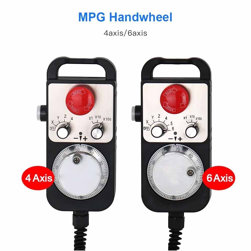 CNC Pulse Generator 4/6 แกน MPG จี้ Handwheel 5V สําหรับ FAGOR GSK ...