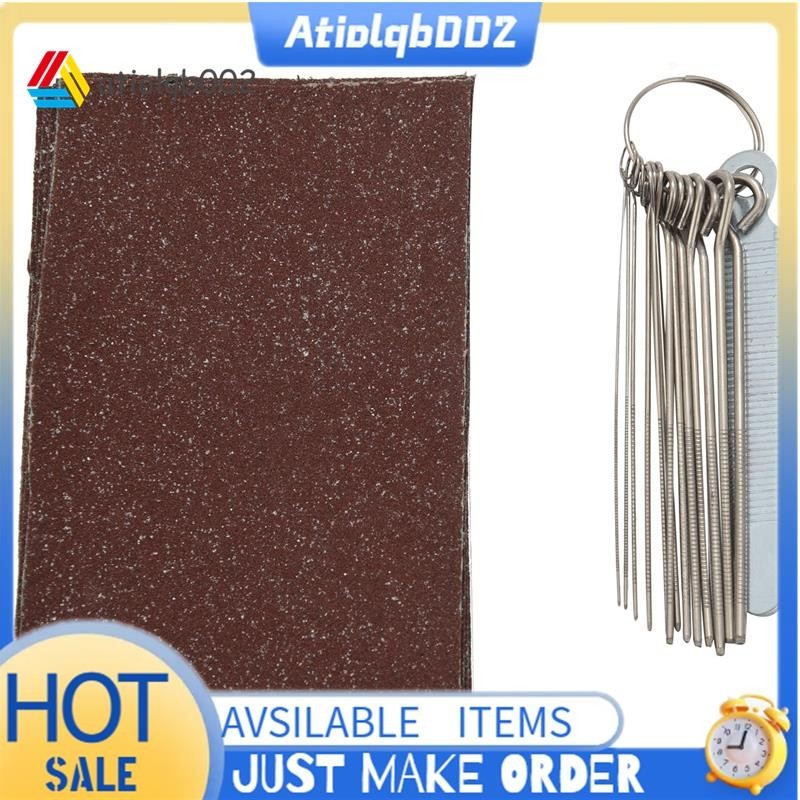 natiolqb002Guitar Bridge Saddle Nut Files Set - 13 Size Files with ...