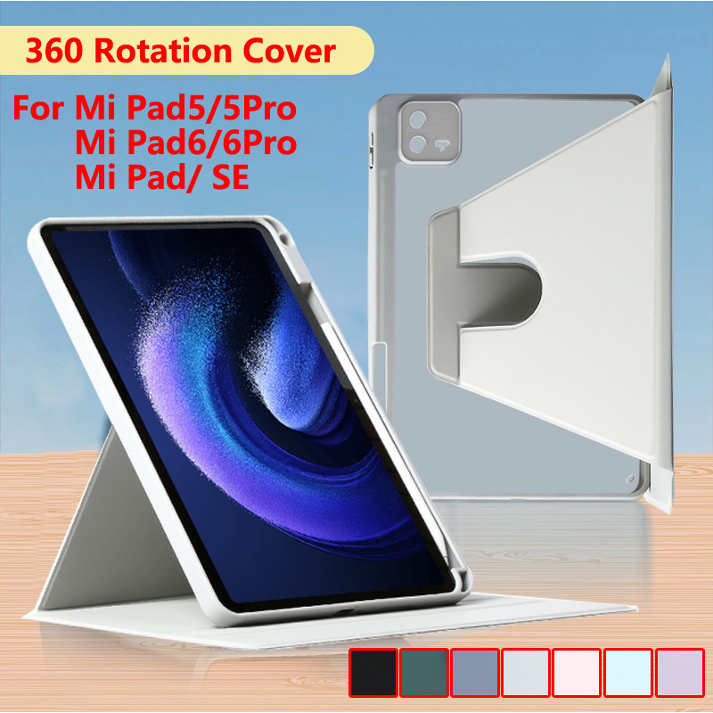 กันกระแทกสมาร์ทสําหรับ Xiaomi Pad 6 Pro 5Pro 360 หมุนสําหรับ Pad6 Pad 6pro Redmi Pad SE พับ ...