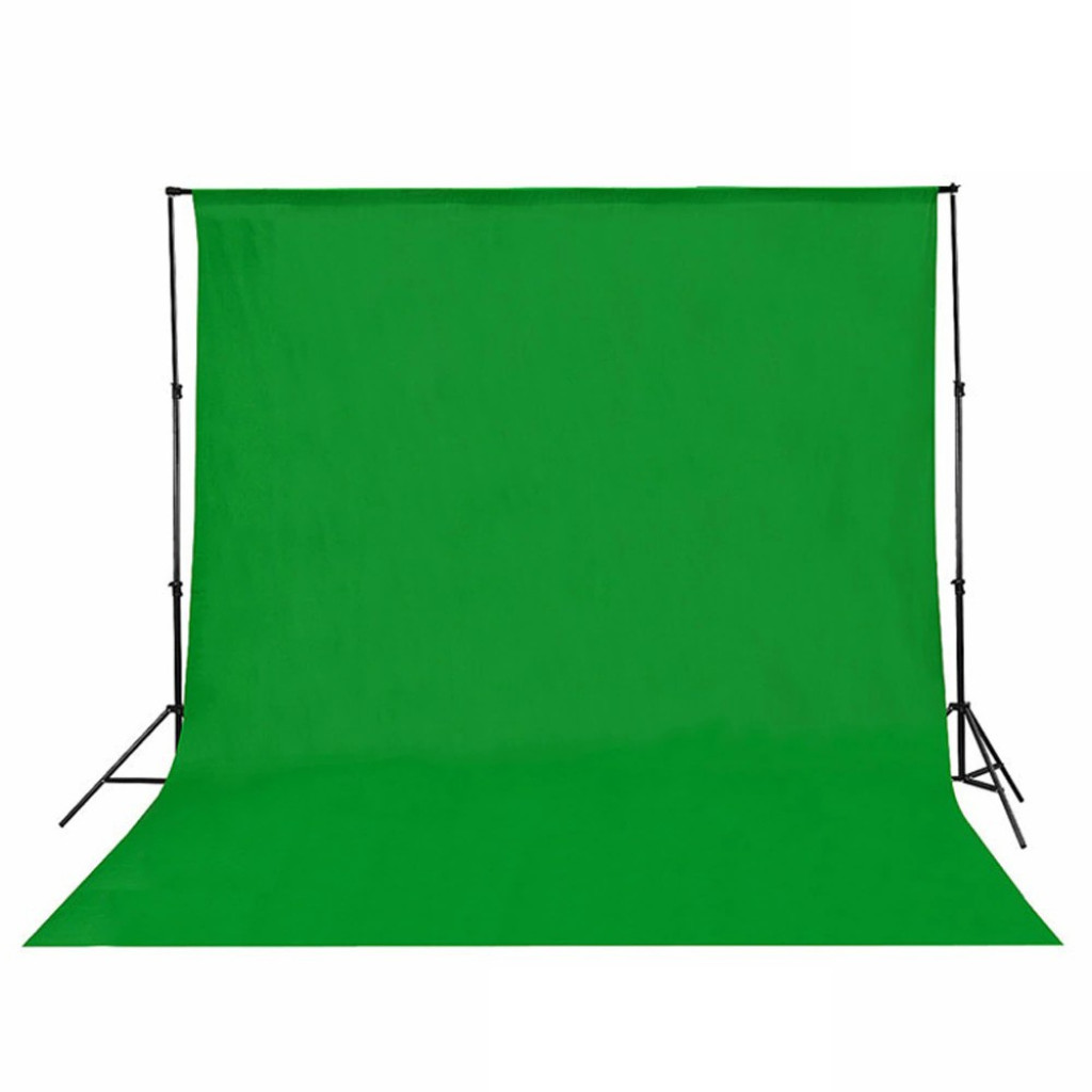 ผ้าฉาก สีเขียว Green Screen Cotton 3x2 3x4 3x6 สีขาว ฉากหลัง STUDIO ...